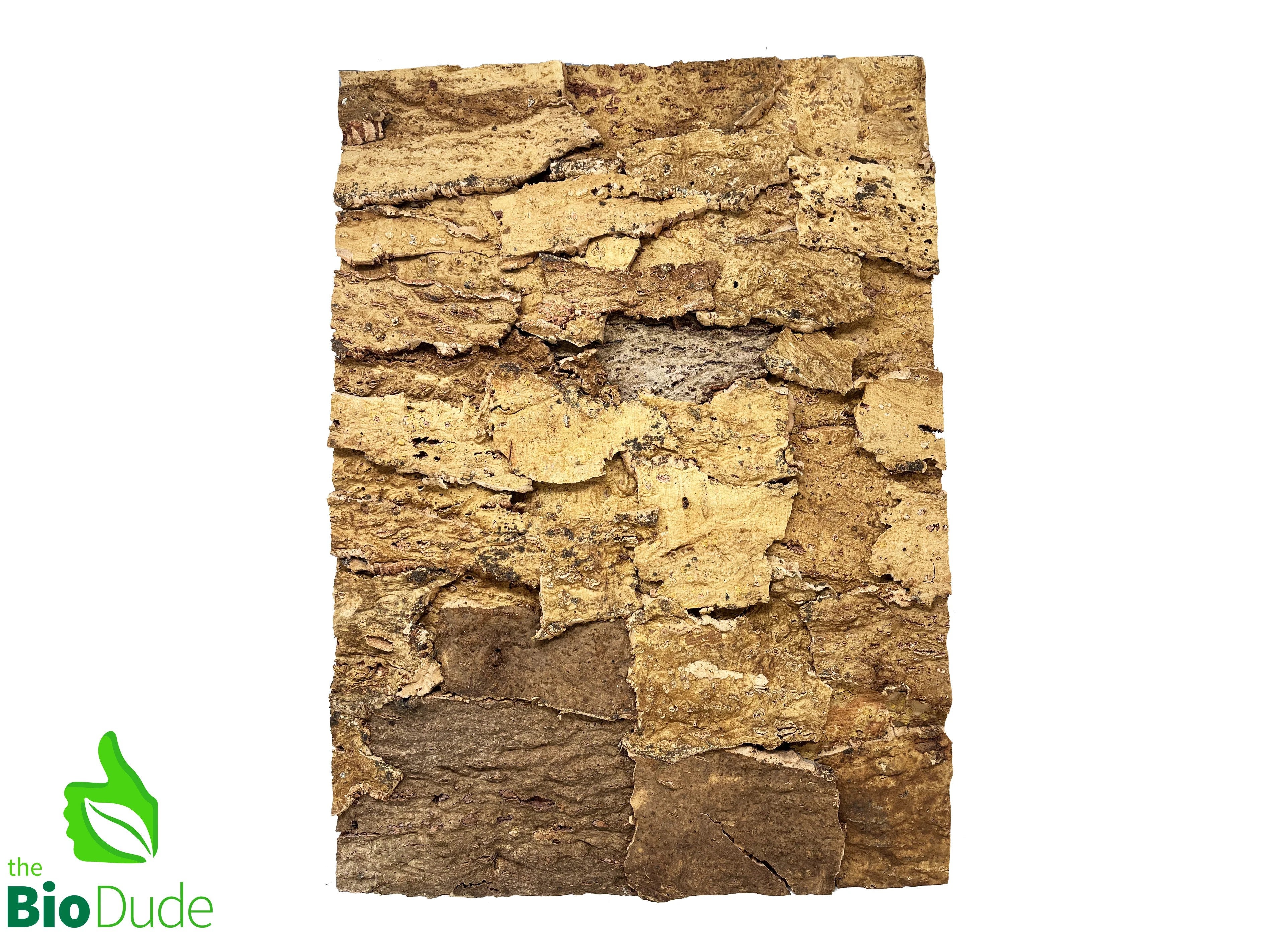 The Bio Dude Natural Desert Cork Tile Background - XL 18in x 24in ...